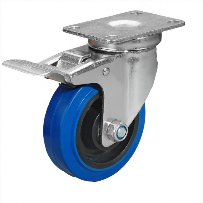 5 Inch Locking Wheels Rubber Caster